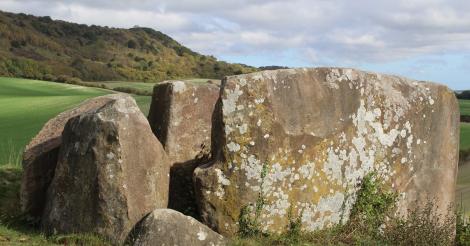 Coldrum Stones viewpoint, Kent Downs AONB