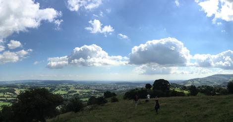 Pontypool walk; Torfaen valley, Welsh Valleys