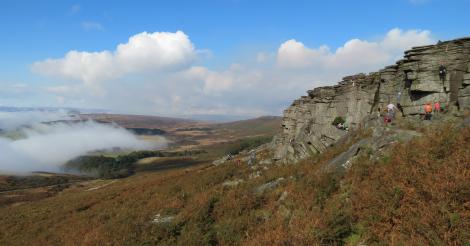 Stanage Edge viewpoint
