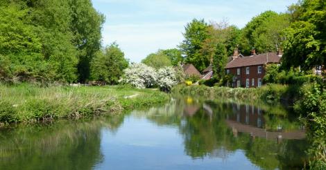 Winchester walk, tracing the River Itchen